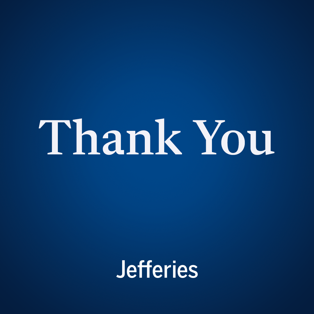 Giving Thanks To All Of You | Jefferies.com